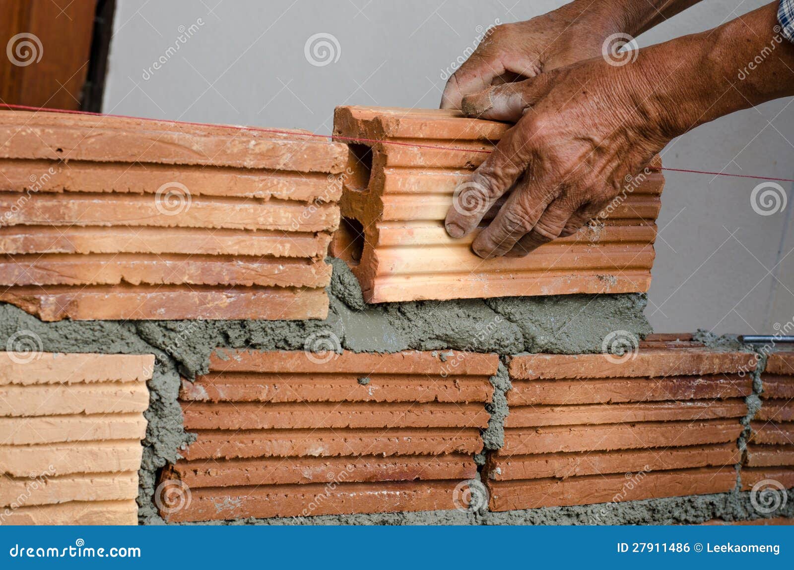 Masonry,Building Construction. Stock Photo - Image of exterior ...