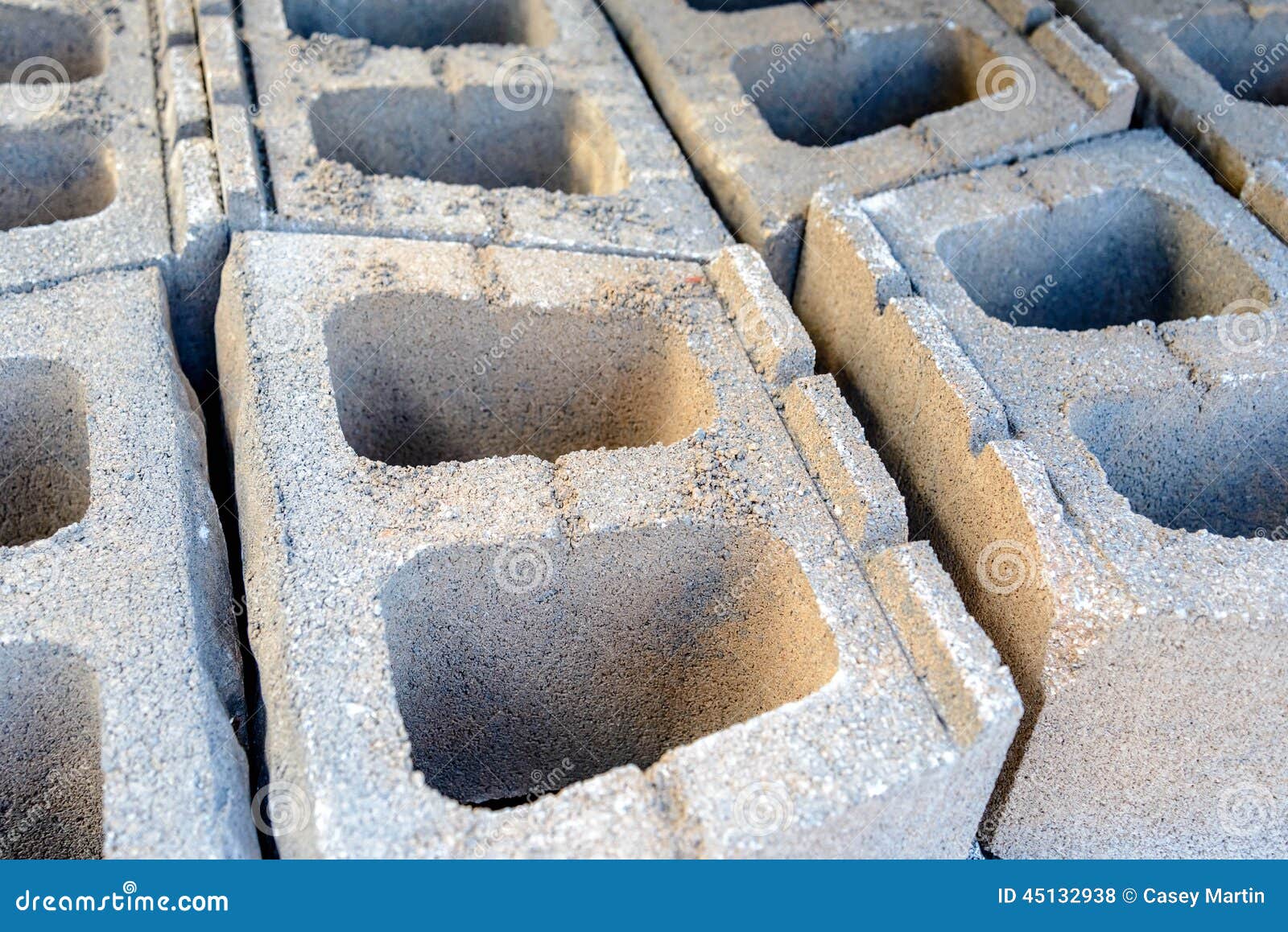 Masonry Building Materials, Bricks Stock Photo - Image of builders ...