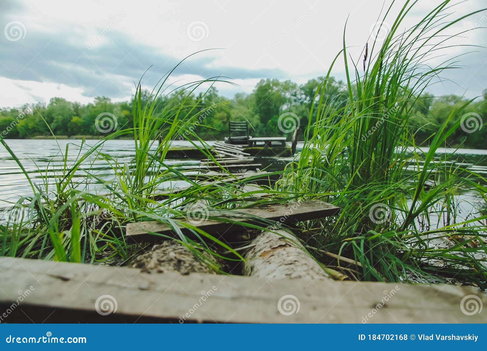 Masonry for Fishing on the River. Self-quarantined Fishing Isolation ...