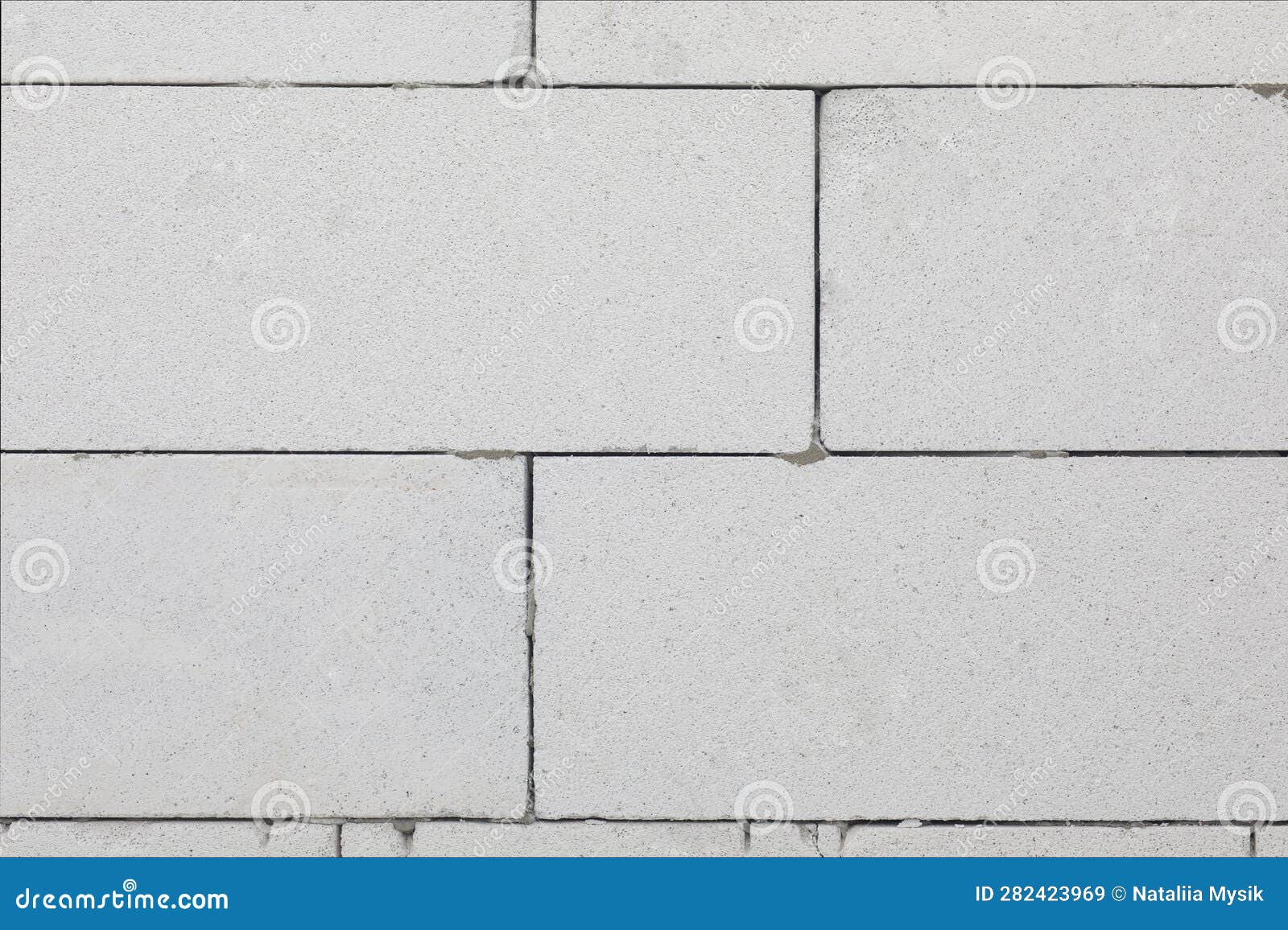Masonry from the Gas Blocks Close-up Stock Image - Image of order ...