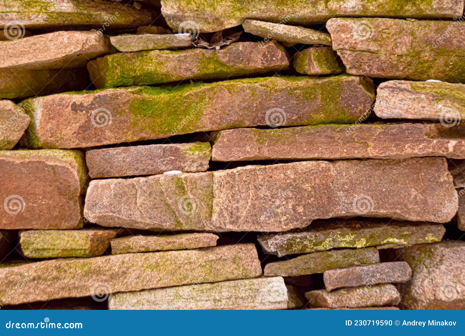 Masonry Made of Flat Stones Stock Photo - Image of cement, house: 230719590