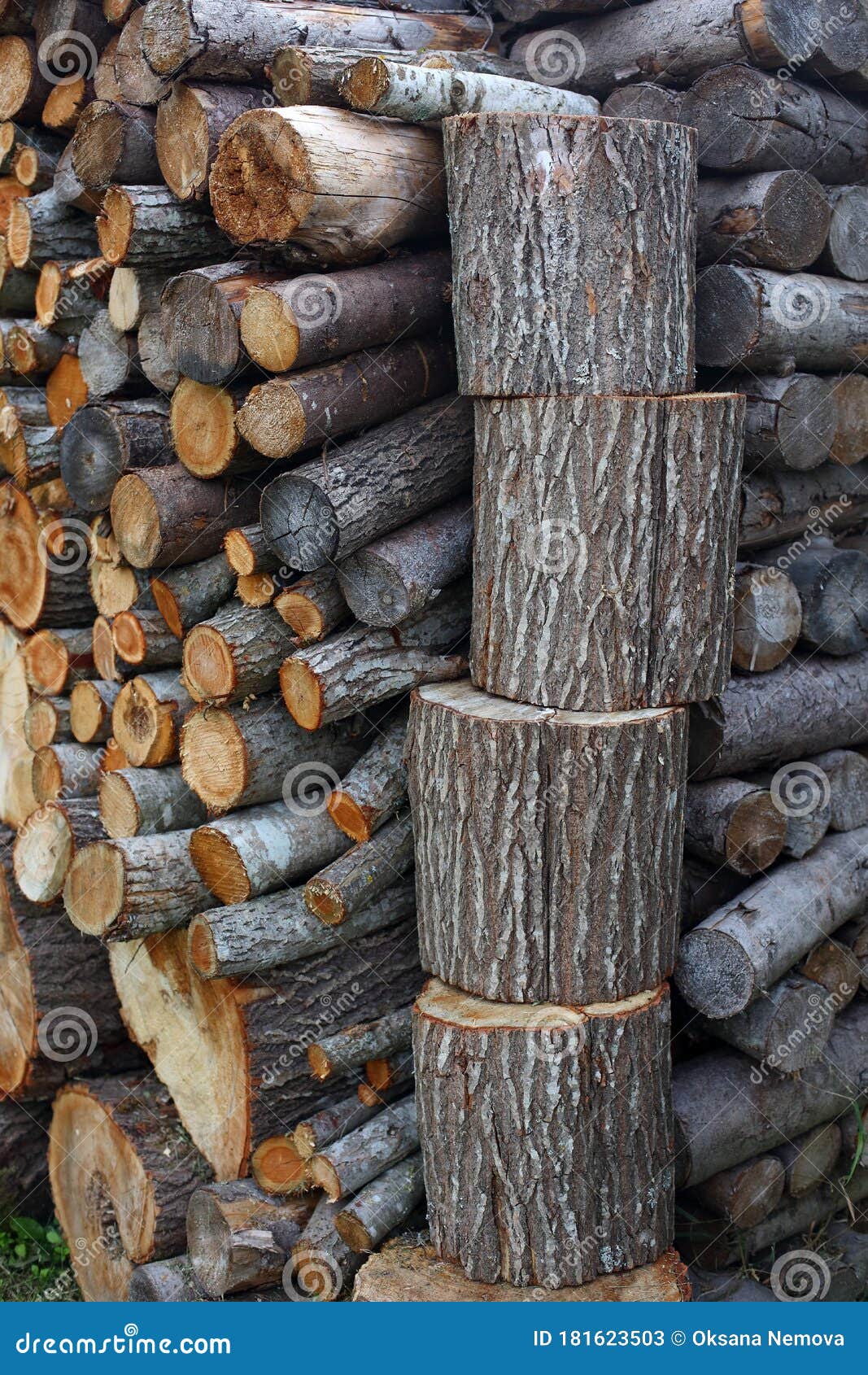 Masonry sawn logs texture stock image. Image of natural - 181623503