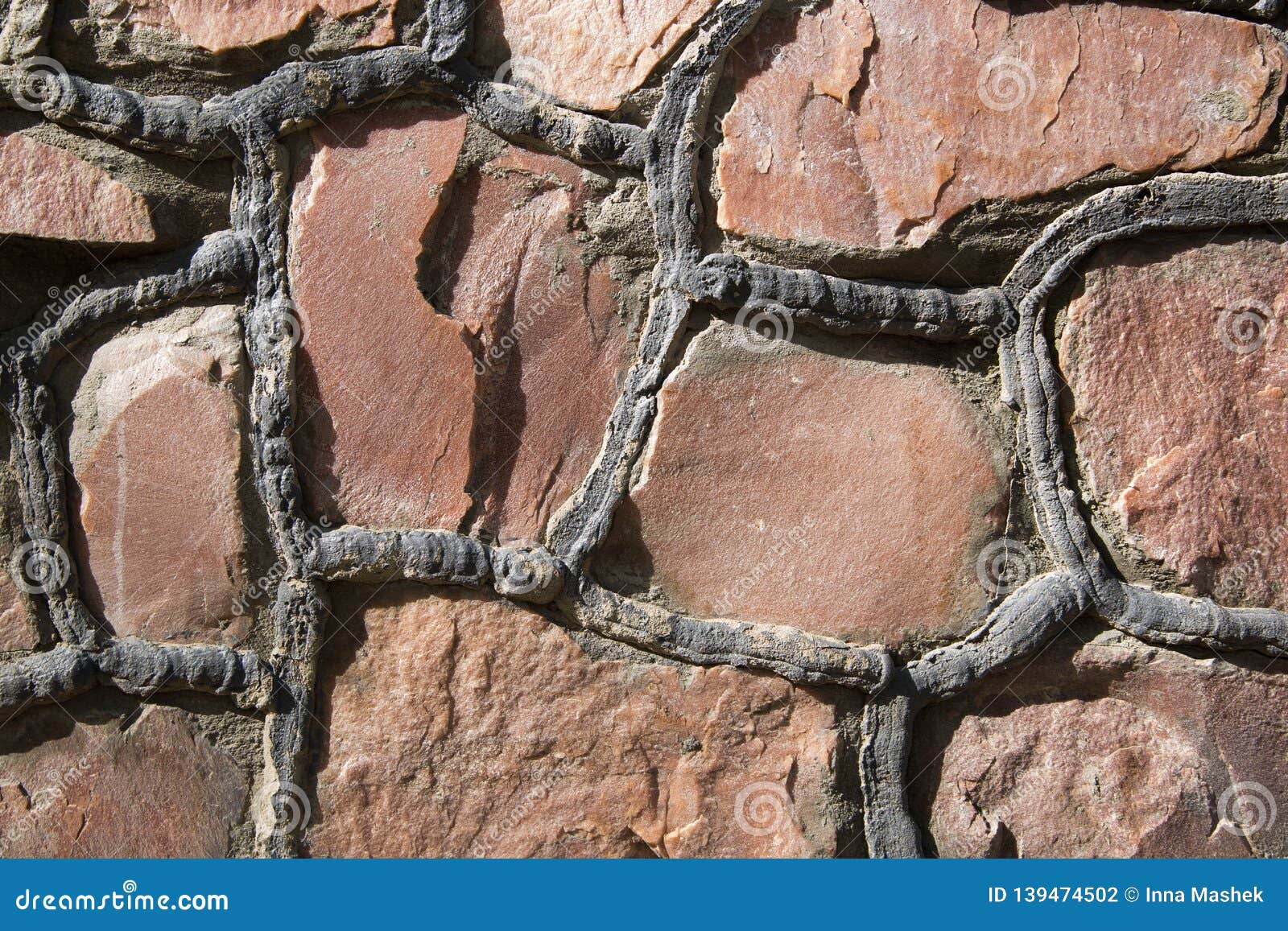 Masonry Stone Wall with Irregular Pattern, Seamless Texture or ...