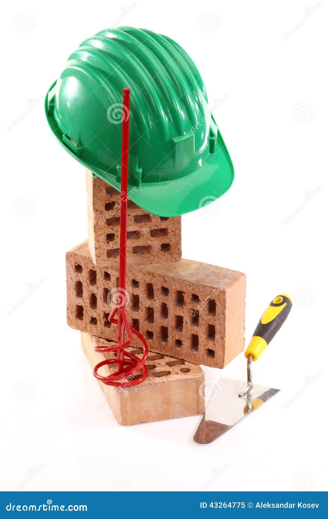 Masonry tools stock image. Image of safe, trowel, house - 43264775