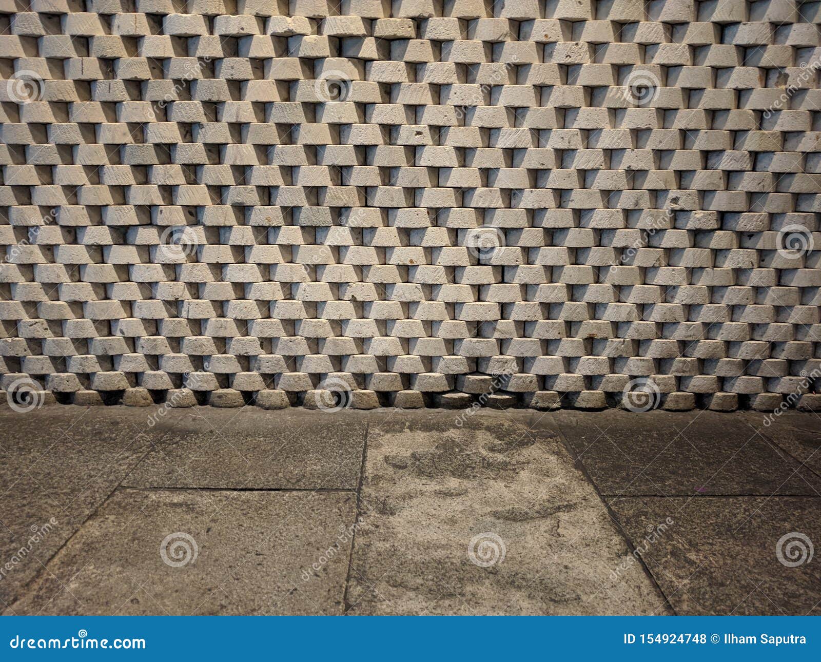 Masonry Triangle Pattern Texture Background Stock Photo - Image of ...