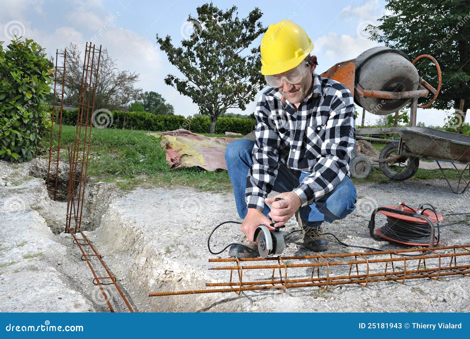 Masonry two stock image. Image of foundation, people - 25181943
