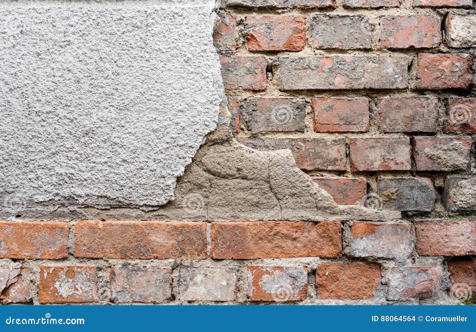 Masonry stock photo. Image of white, building, chipped - 88064564