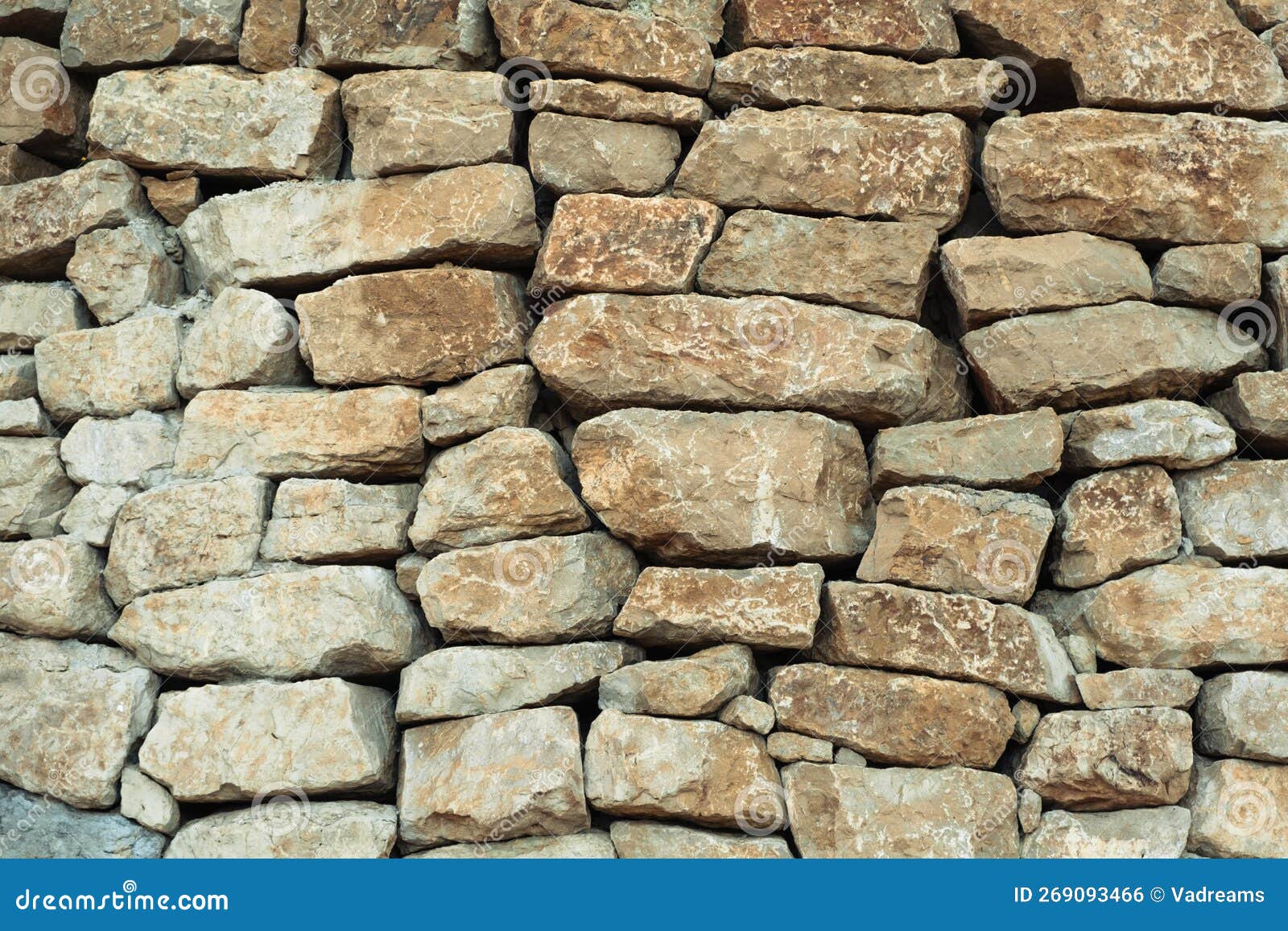 Masonry Wall of Stones with Irregular Pattern Texture Background Stock ...