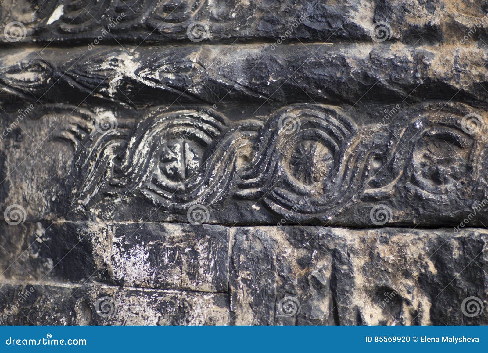 Masonry Walls with a Pattern of the Ancient Church Stock Photo - Image ...