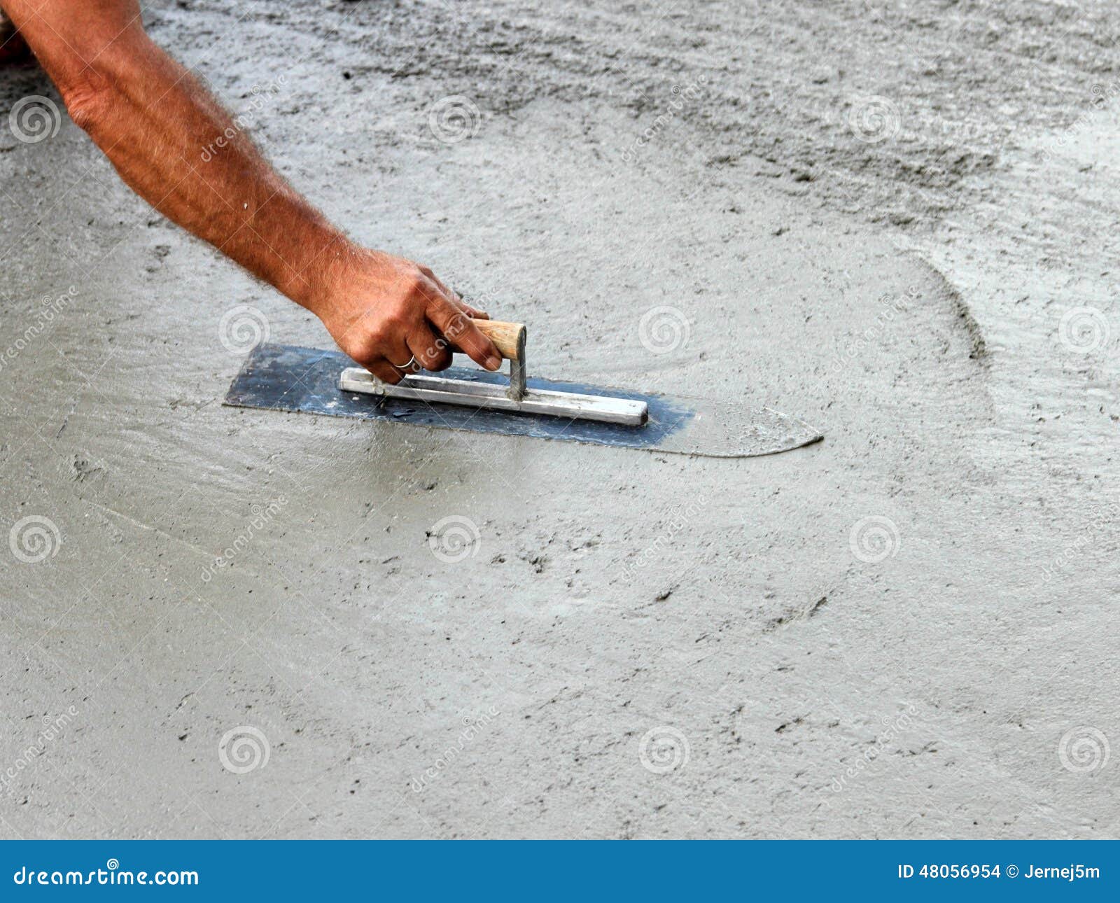 Masons trowel in hand stock photo. Image of hard, accessory - 48056954