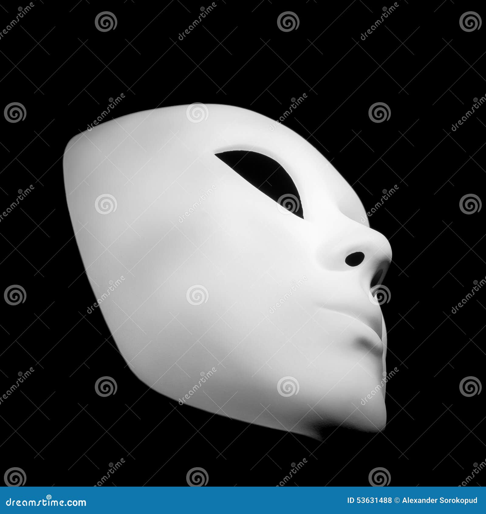 Masque Blanc Pour Le Visage Humain Photo stock - Image du fond ...