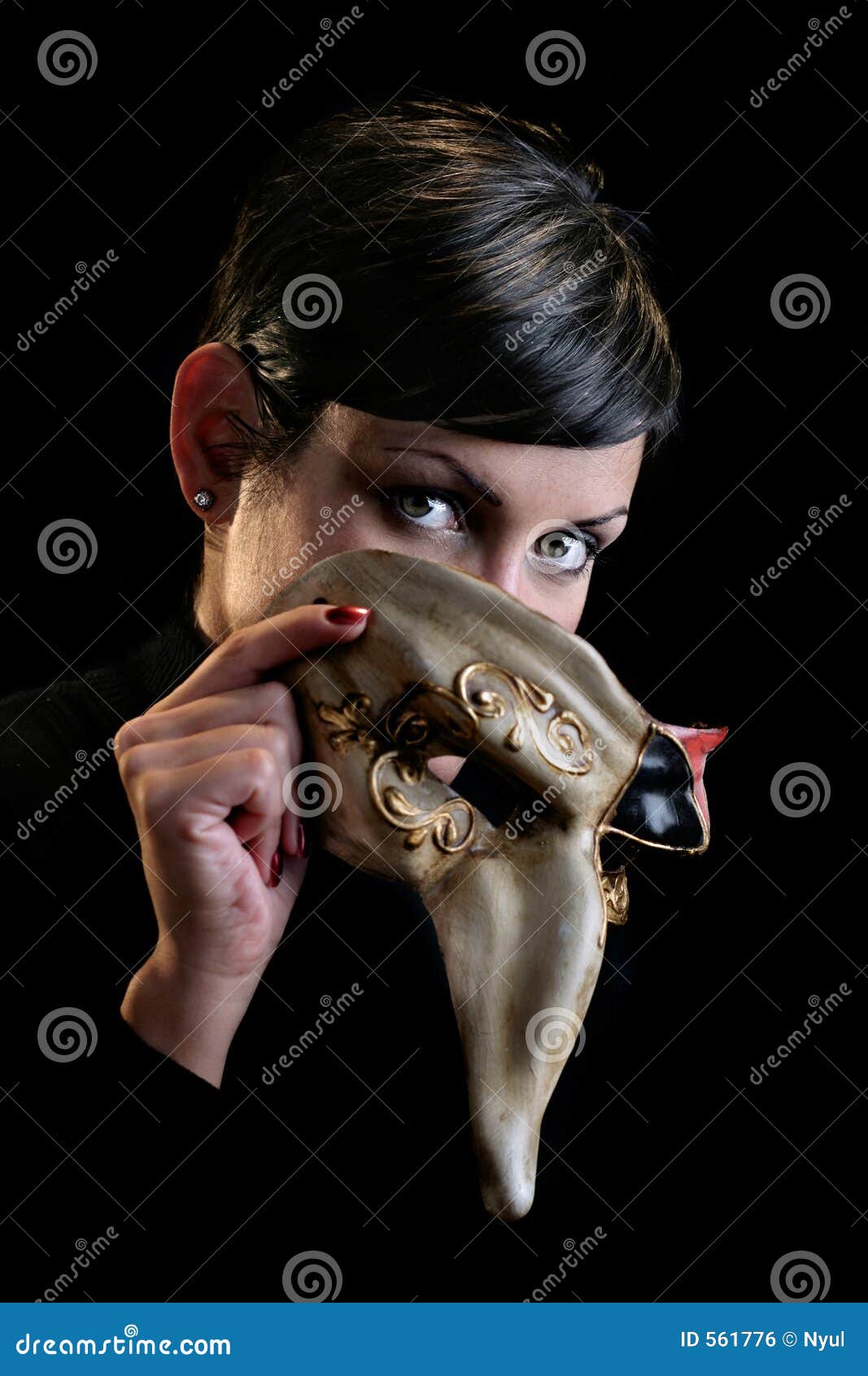 Masquerade stock photo. Image of halloween, hide, modeling - 561776