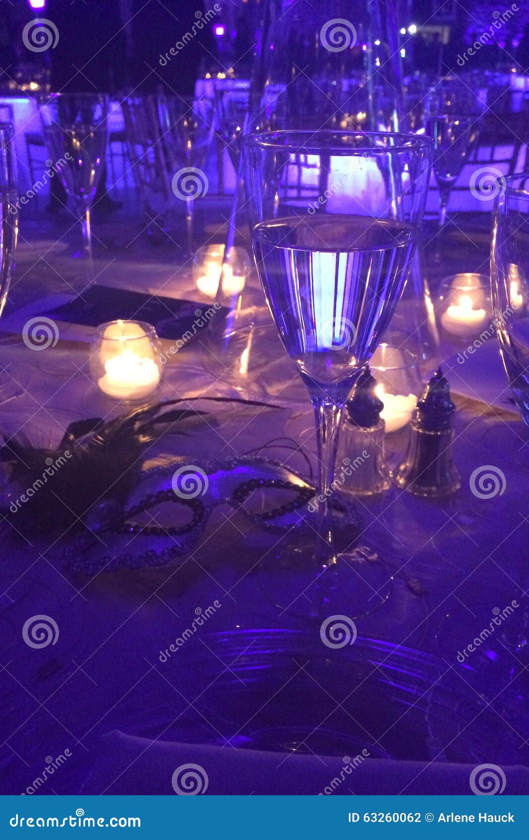 Masquerade Ball stock photo. Image of dinner, lighting - 63260062