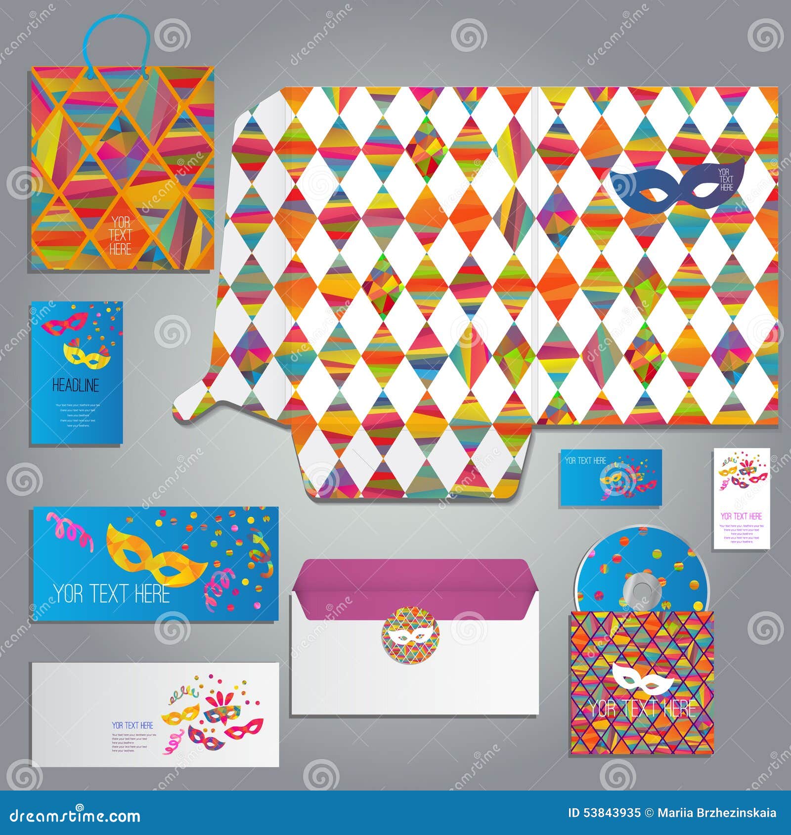 Masquerade Card or Invitation Stock Vector - Illustration of domino ...