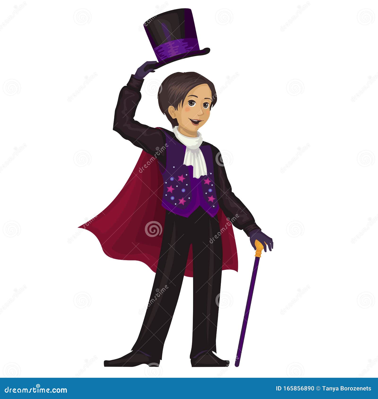 Masquerade.Funny Characters.Magian Stock Vector - Illustration of cute ...