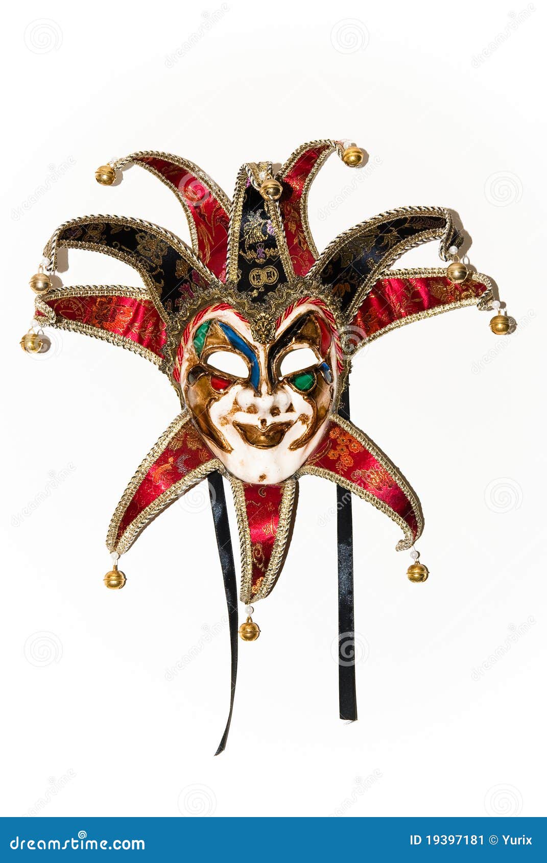 Masquerade Joker mask stock image. Image of colors, festival - 19397181