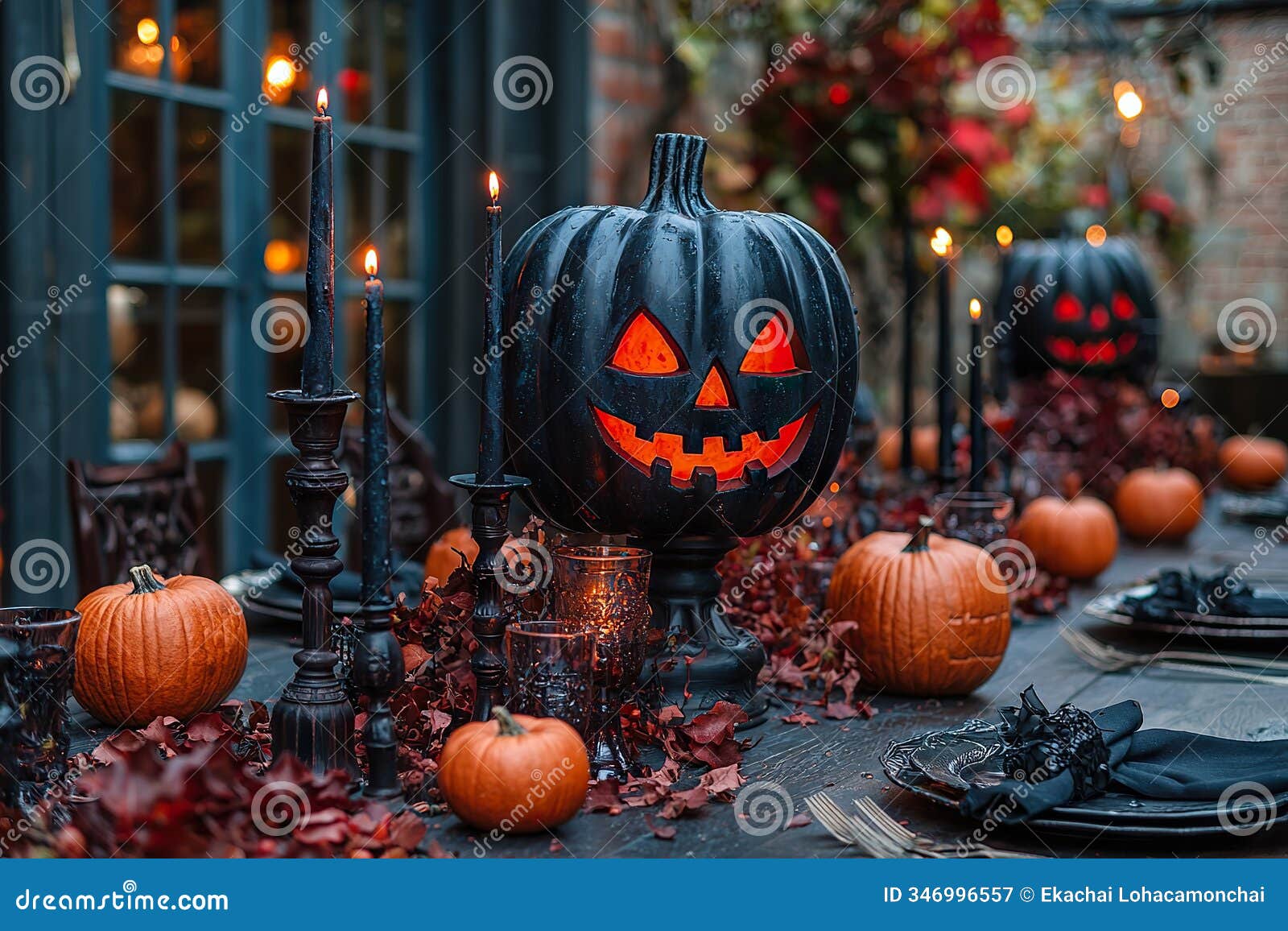 Masquerade Macabre a Gothic Soiree with a Spooky Twist Stock ...