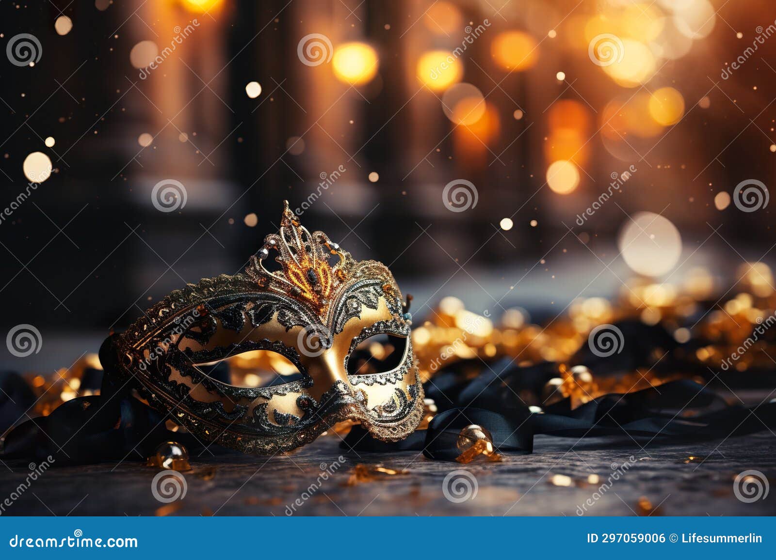Masquerade Magic: Intricate Carnival Masks Stock Photo - Image of ...