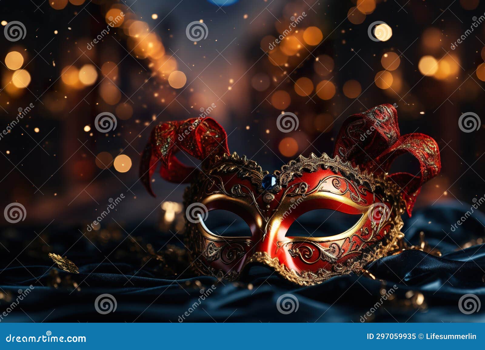 Masquerade Magic: Intricate Carnival Masks Stock Image - Image of ...