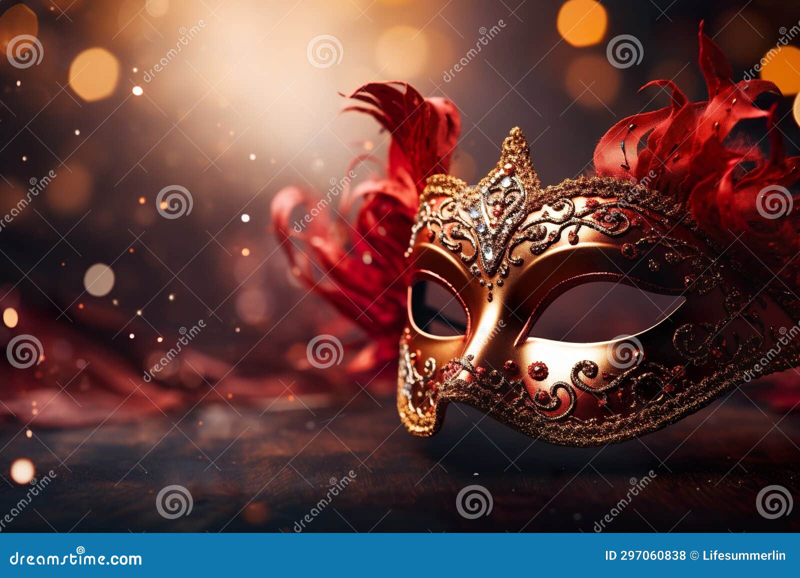 Masquerade Magic: Intricate Carnival Masks Stock Photo - Image of ...