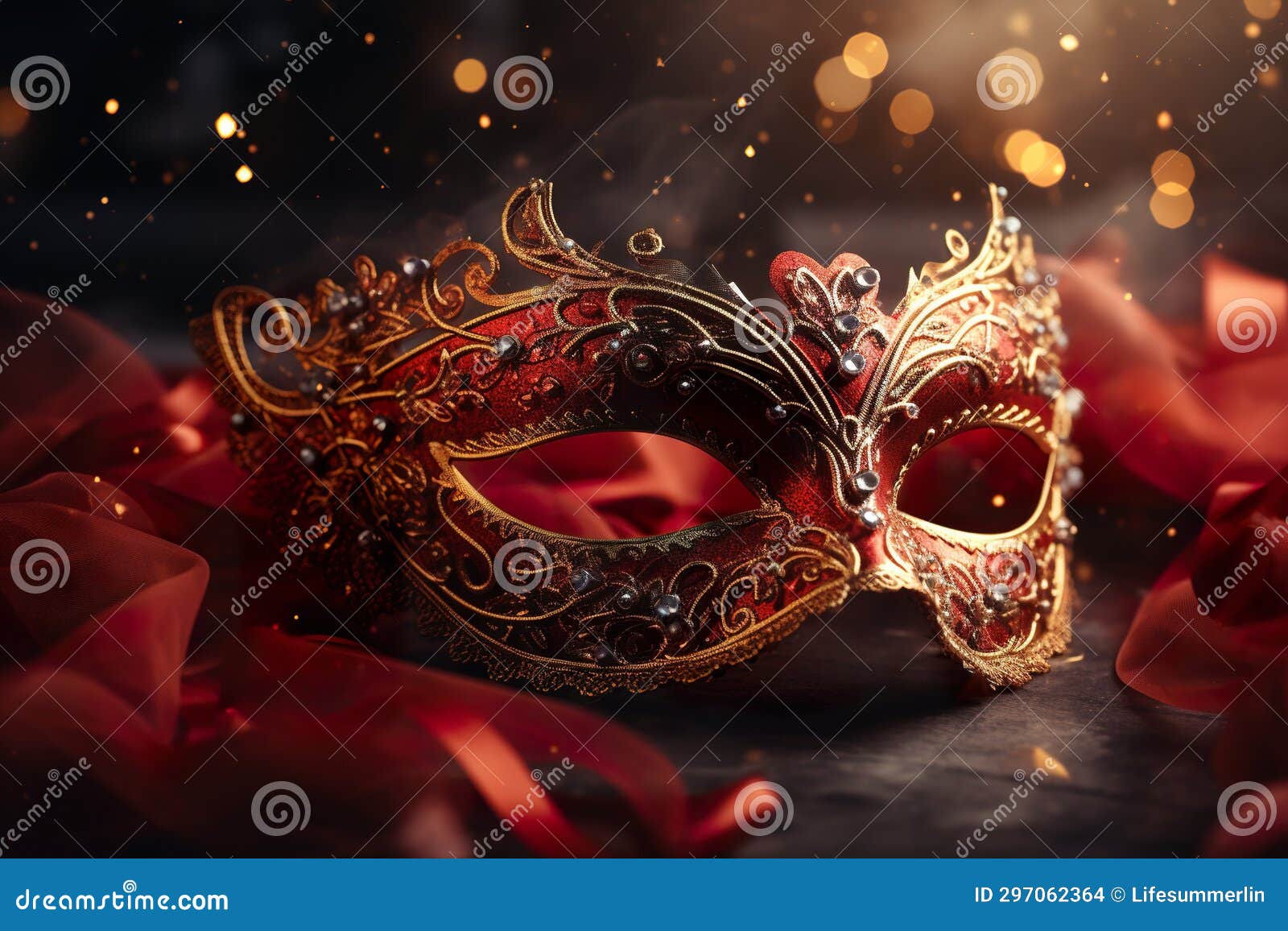Masquerade Magic: Intricate Carnival Masks Stock Photo - Image of ...