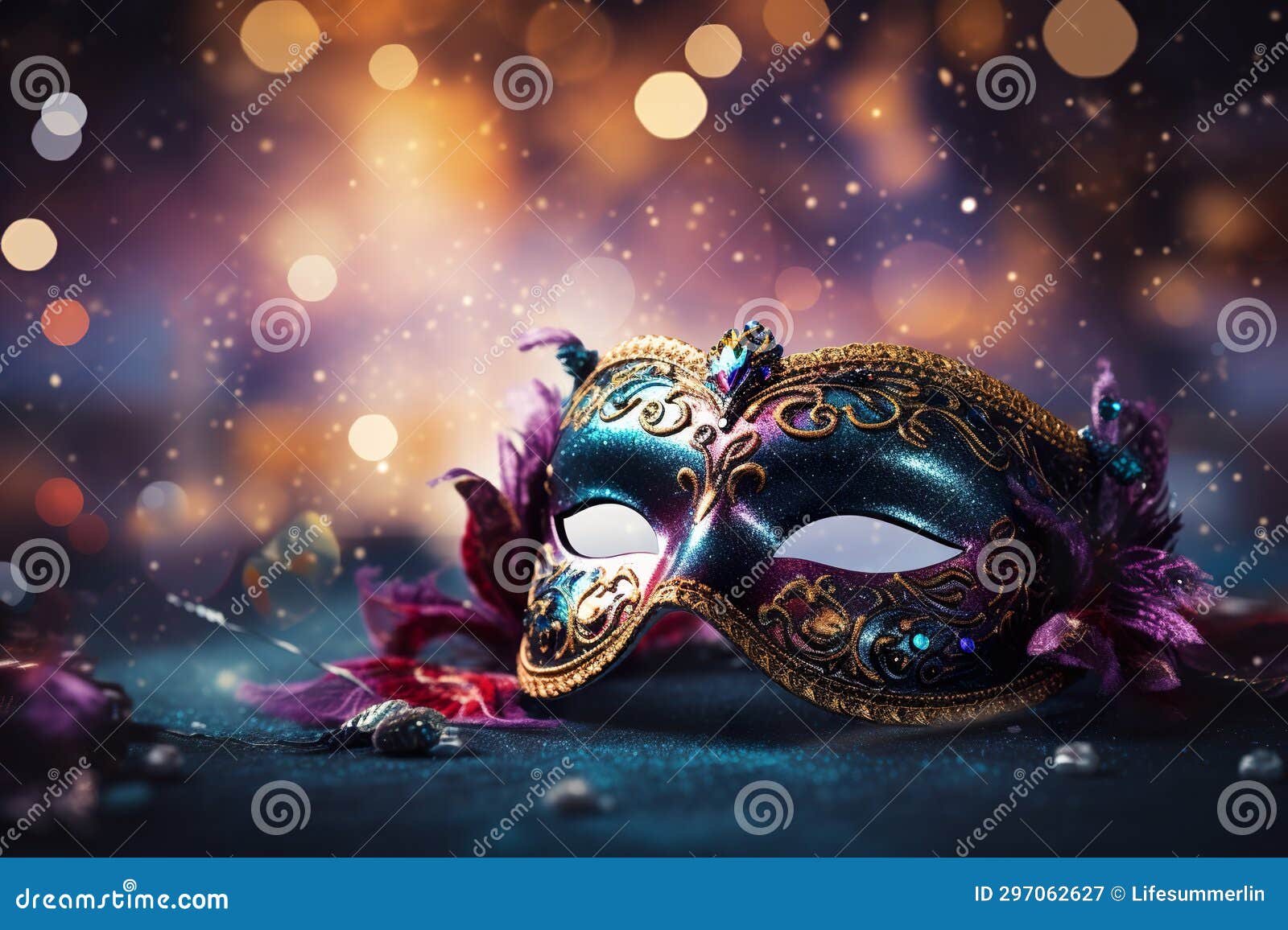 Masquerade Magic: Intricate Carnival Masks Stock Image - Image of ...