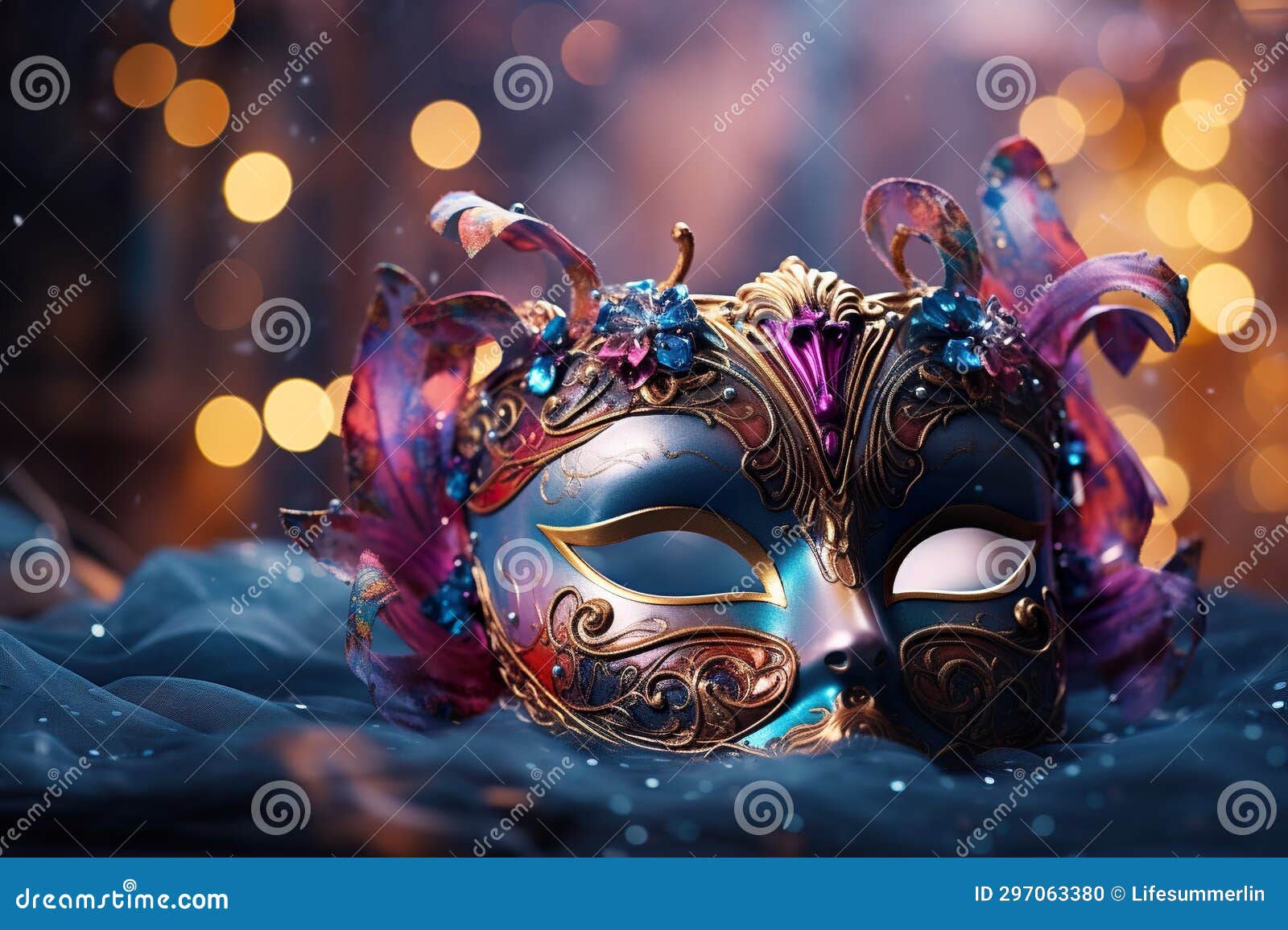 Masquerade Magic: Intricate Carnival Masks Stock Photo - Image of ...