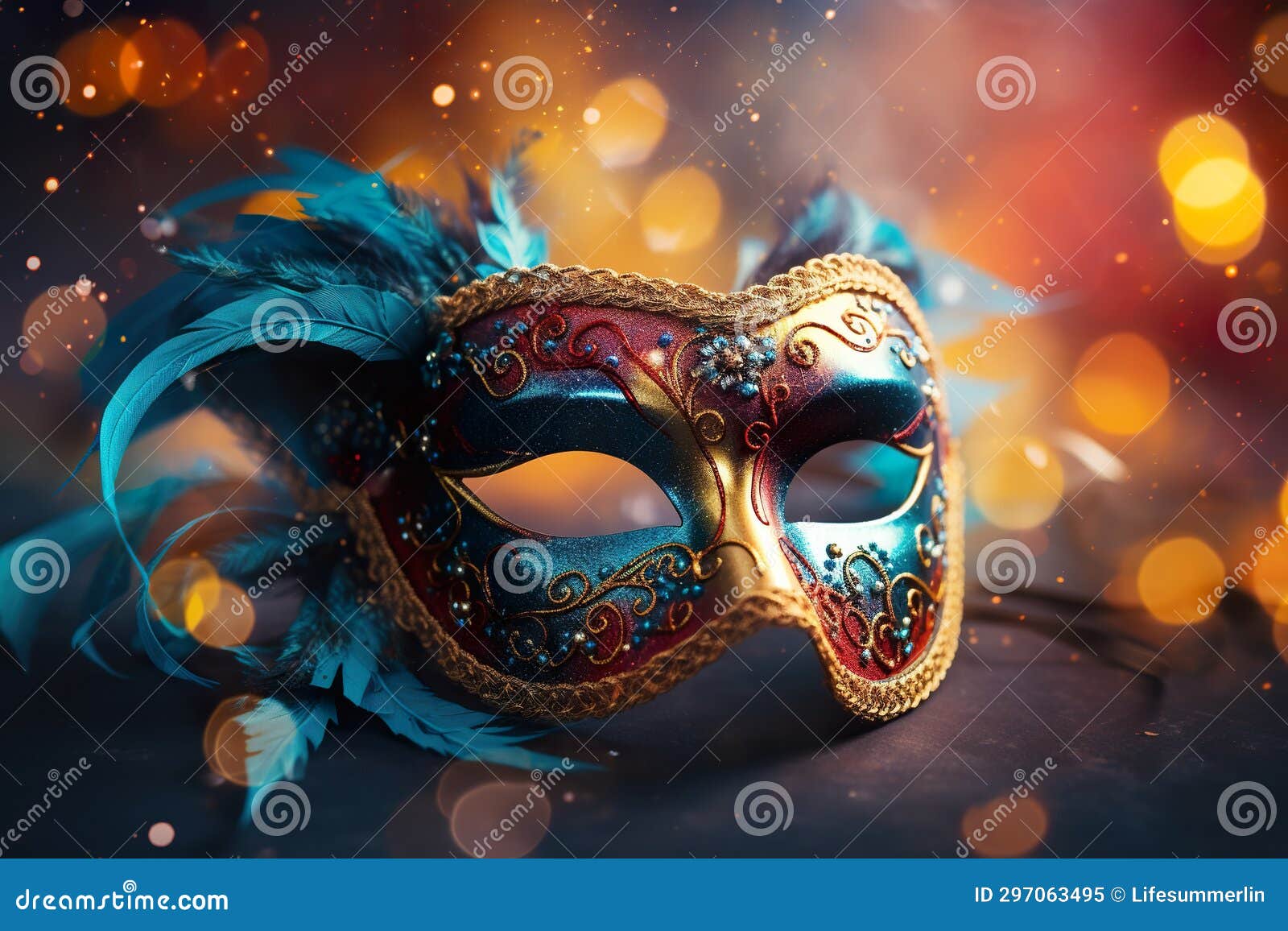 Masquerade Magic: Intricate Carnival Masks Stock Image - Image of ...