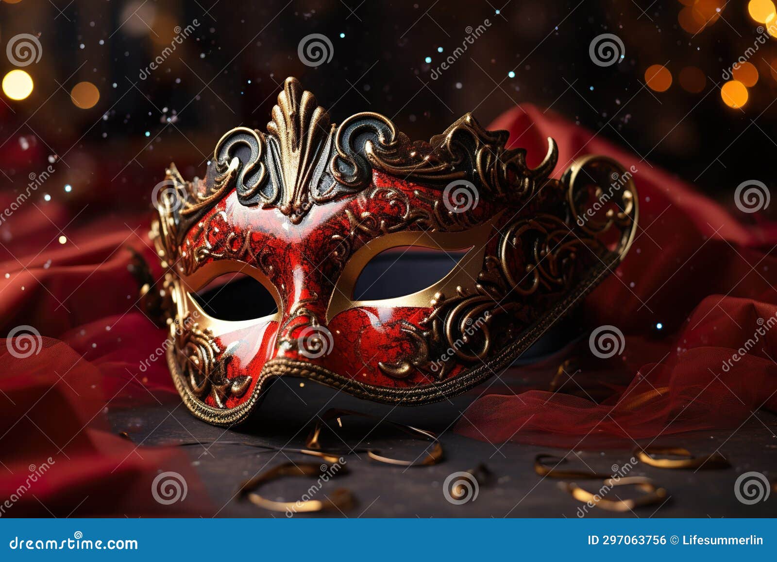Masquerade Magic: Intricate Carnival Masks Stock Photo - Image of ...