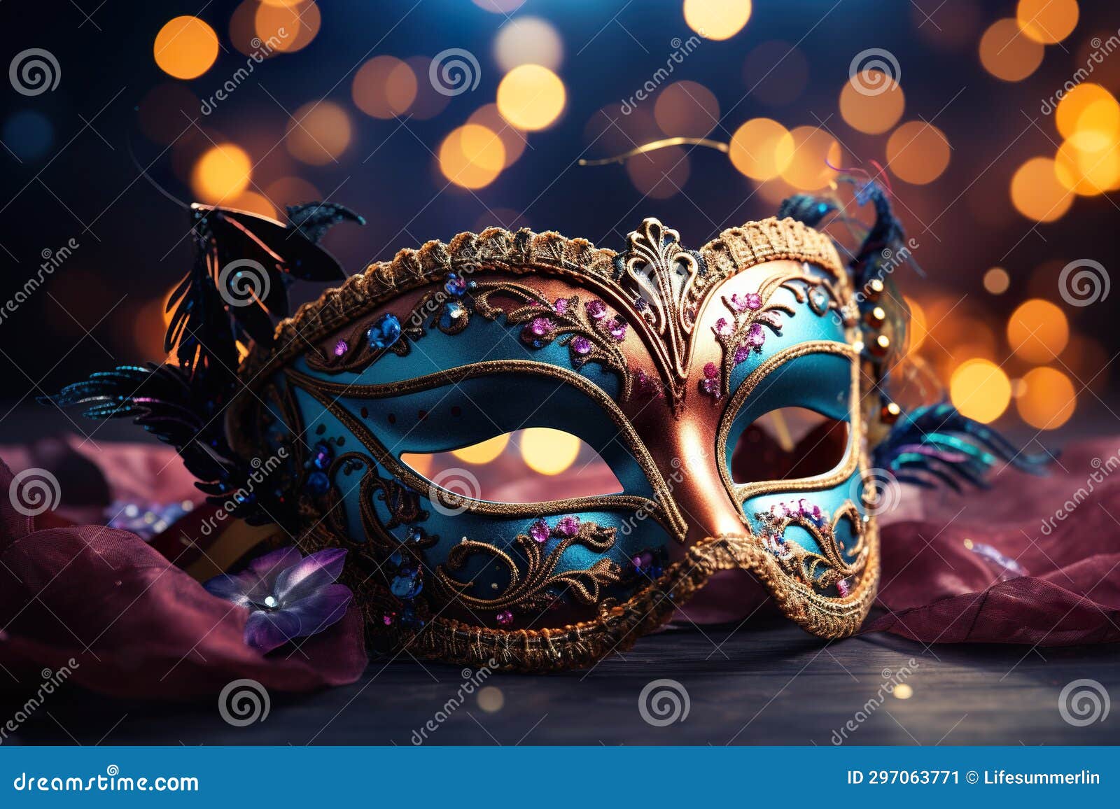 Masquerade Magic: Intricate Carnival Masks Stock Image - Image of ...