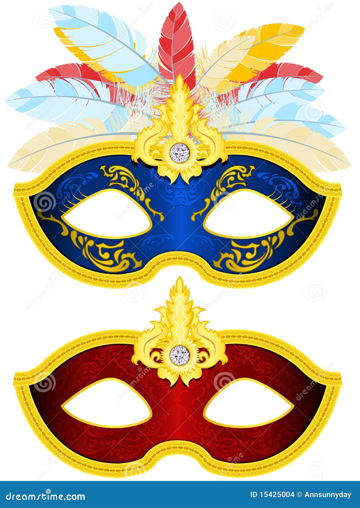 Masquerade Mask stock vector. Illustration of festival - 15425004
