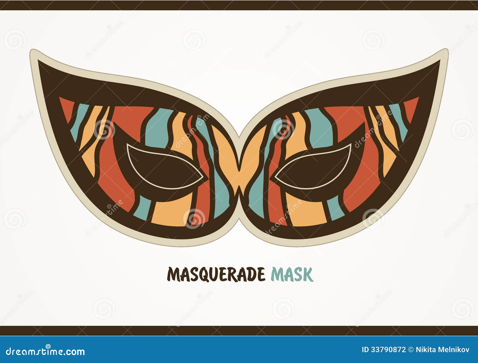 Masquerade mask. stock vector. Illustration of face, inscrutability ...