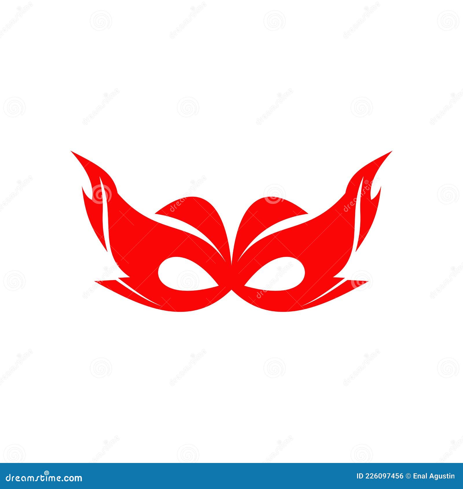 Masquerade Mask Logo Design Template Stock Vector - Illustration of ...