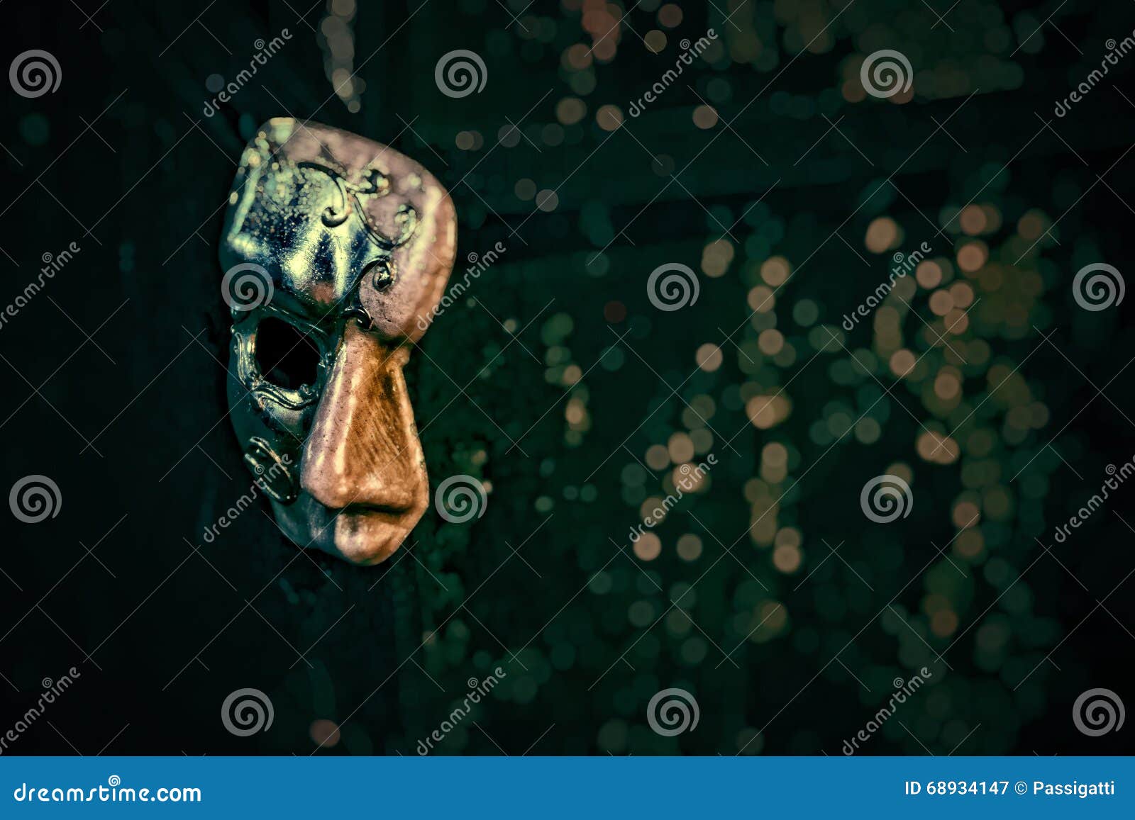 Masquerade - Phantom of the Opera Mask Stock Image - Image of acting ...