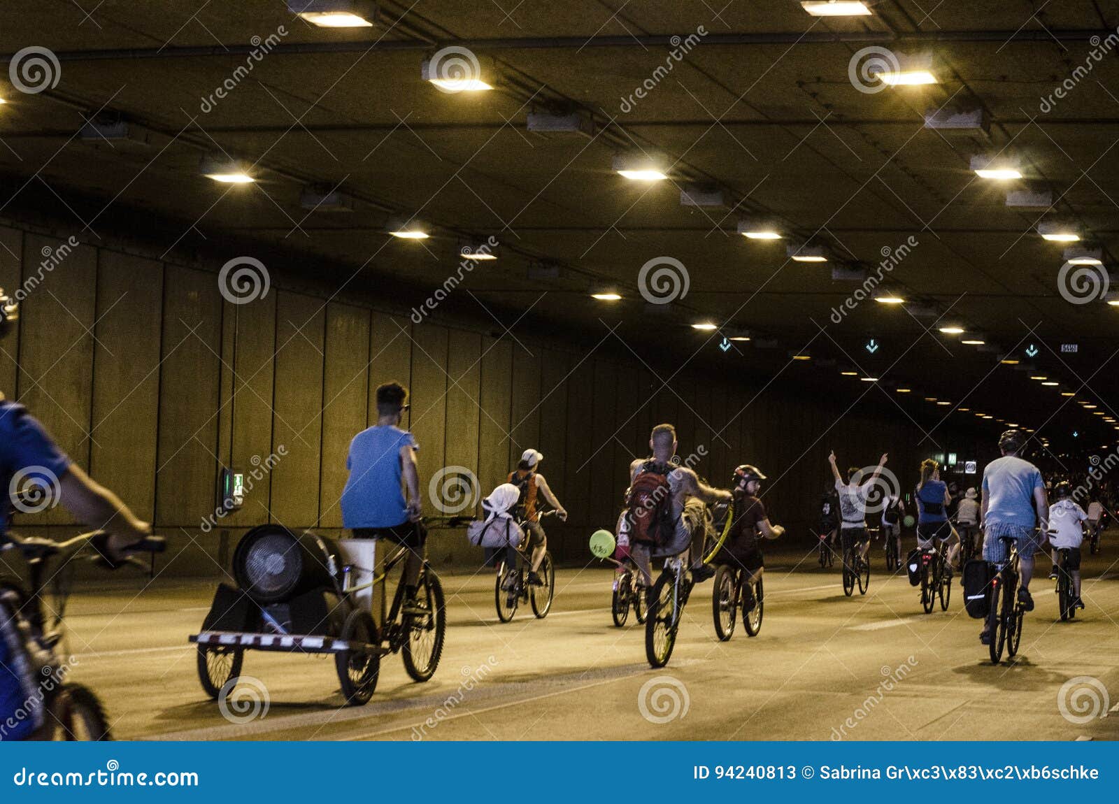 Mass Bike Demonstration ADFC Berlin 2017 Editorial Stock Photo - Image ...