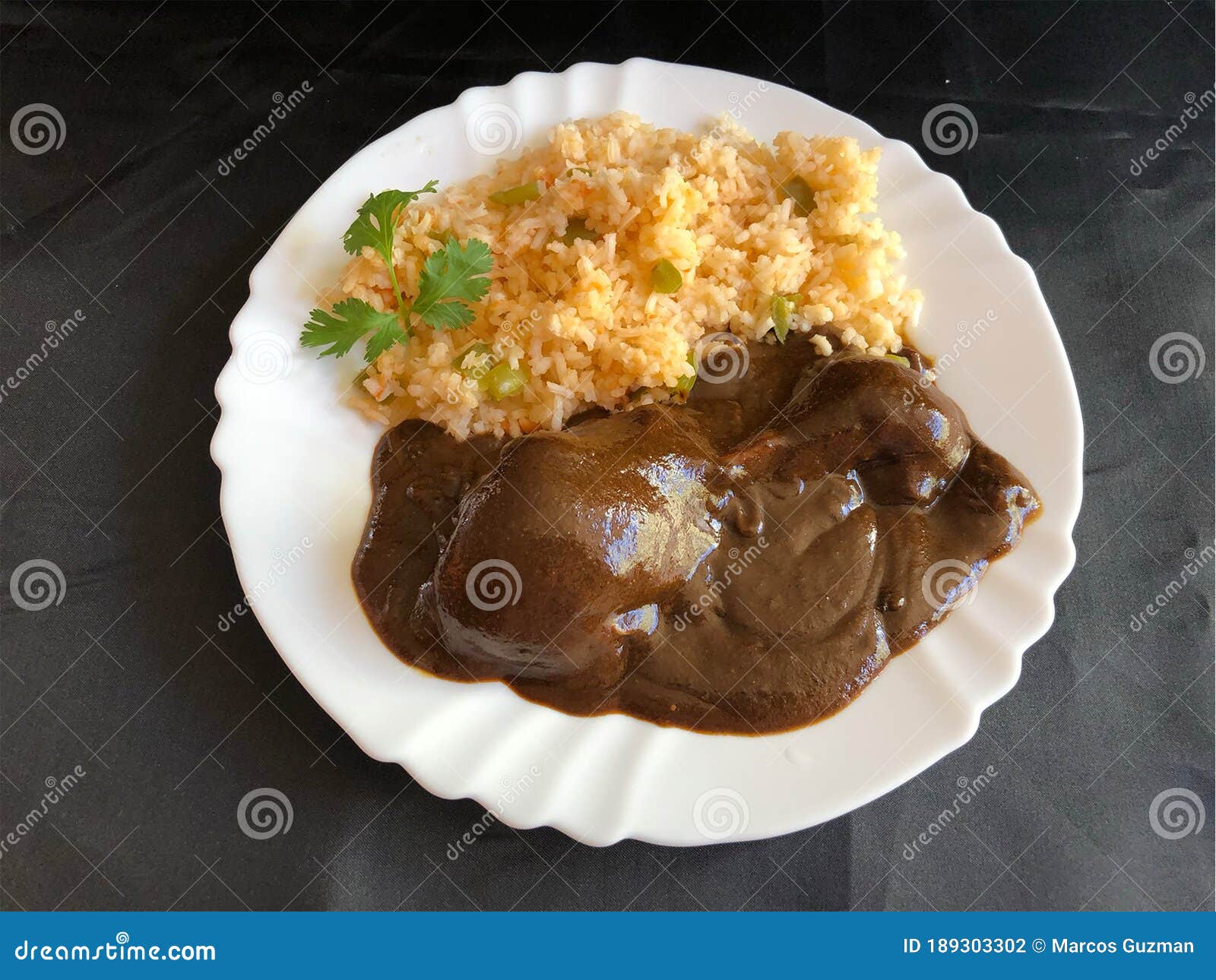 Mass with chicken stock photo. Image of delicious, exotic - 189303302