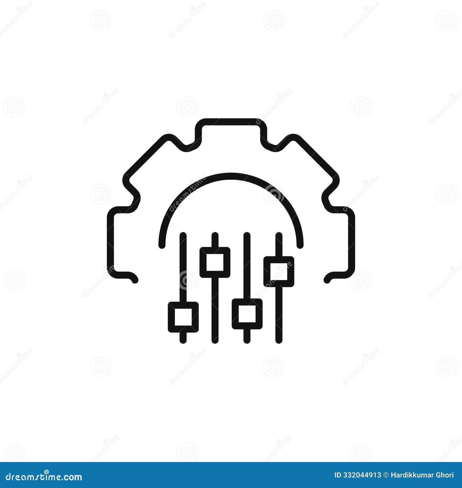 Mass Customization Icon Vector Illustration | CartoonDealer.com #338273780