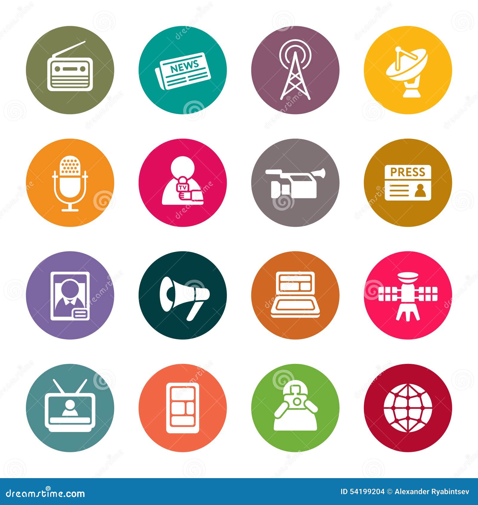 Mass Media Icon Set. Vector Illustration Stock Vector - Illustration of ... Mass Media Icon Set. Vector Illustration Stock Vector - Illustration of ...