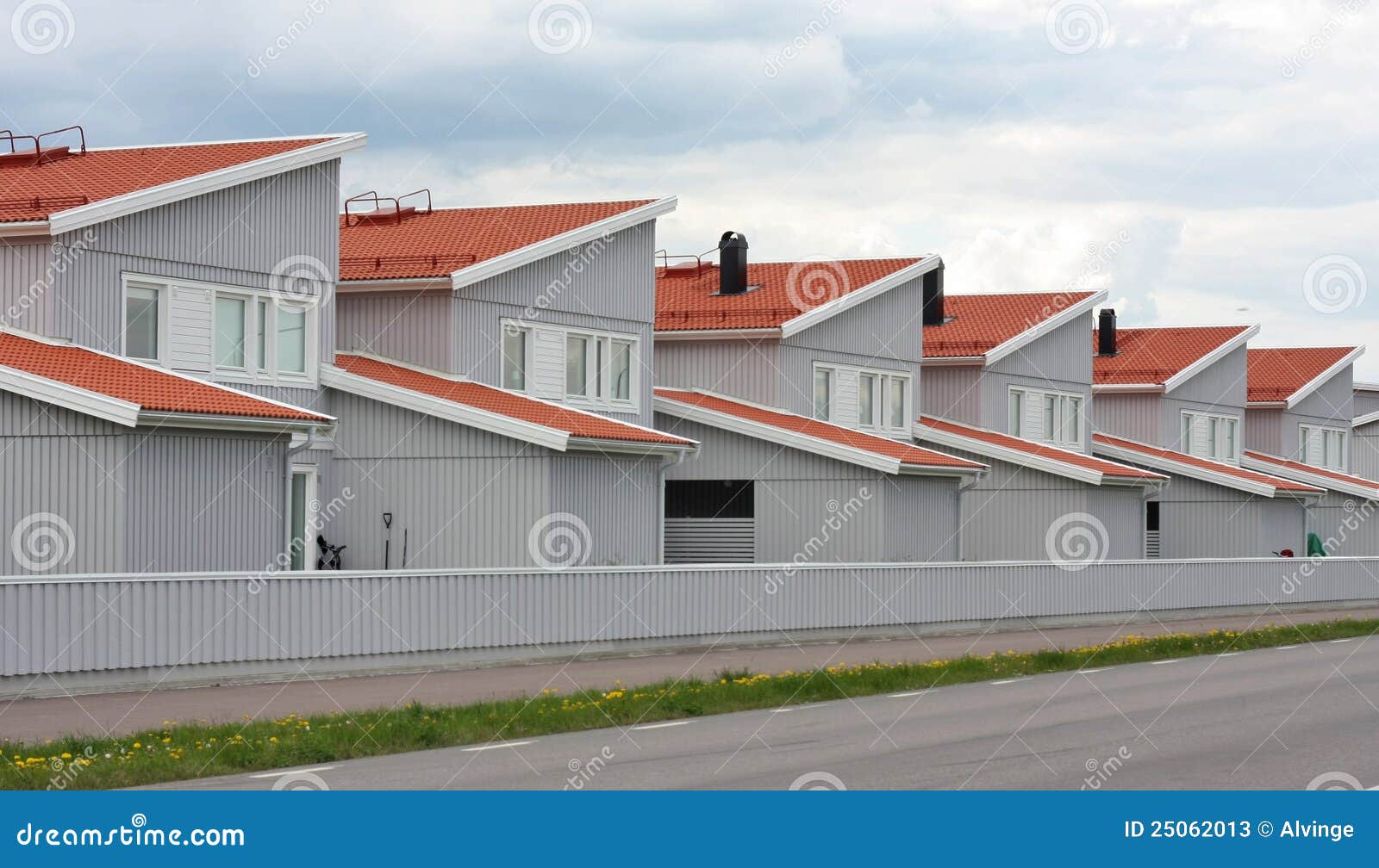 Mass Produced Row House Stock Image | CartoonDealer.com #25062013