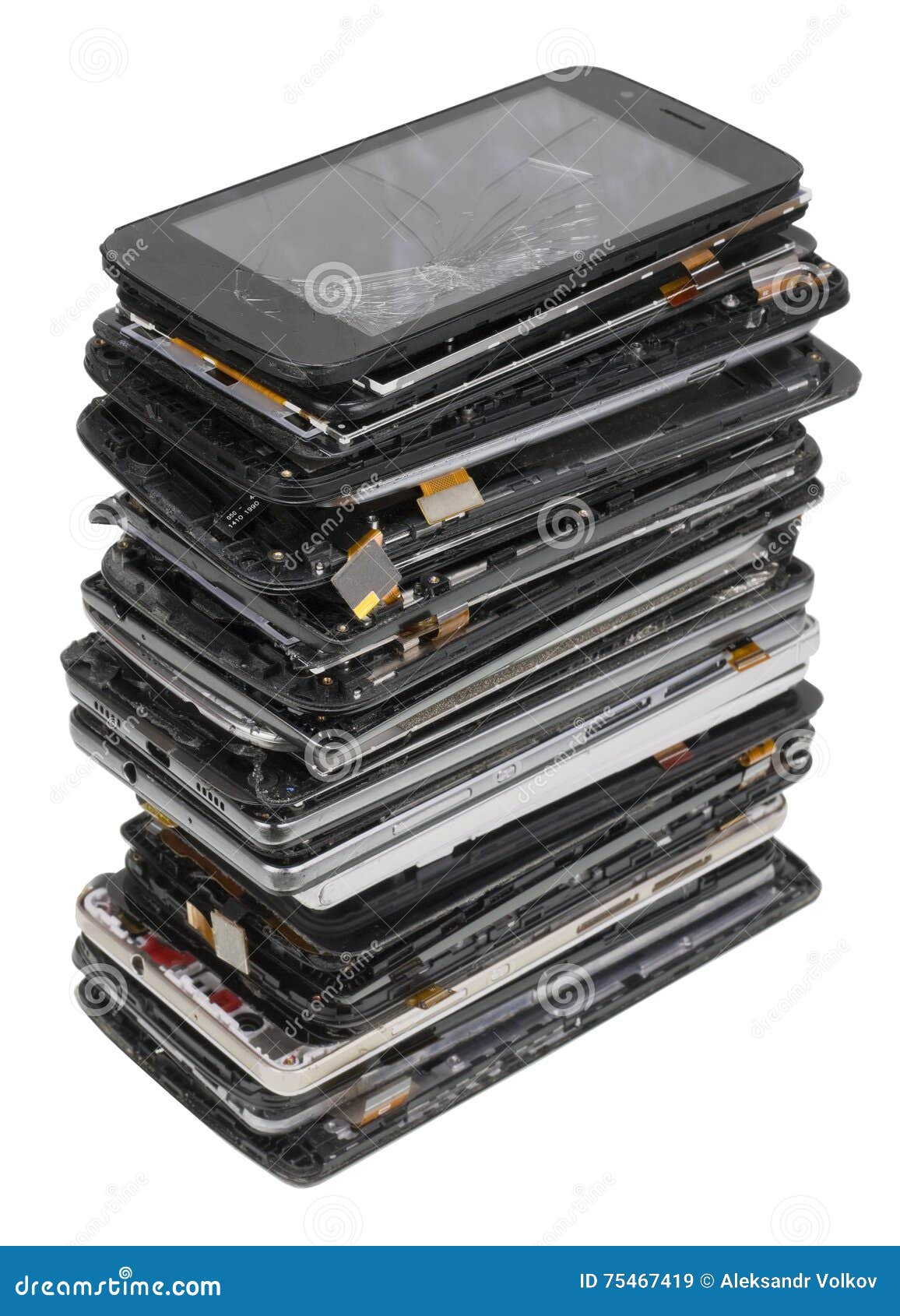 Mass Production Devices are Prepared for Utilization Stock Image ...