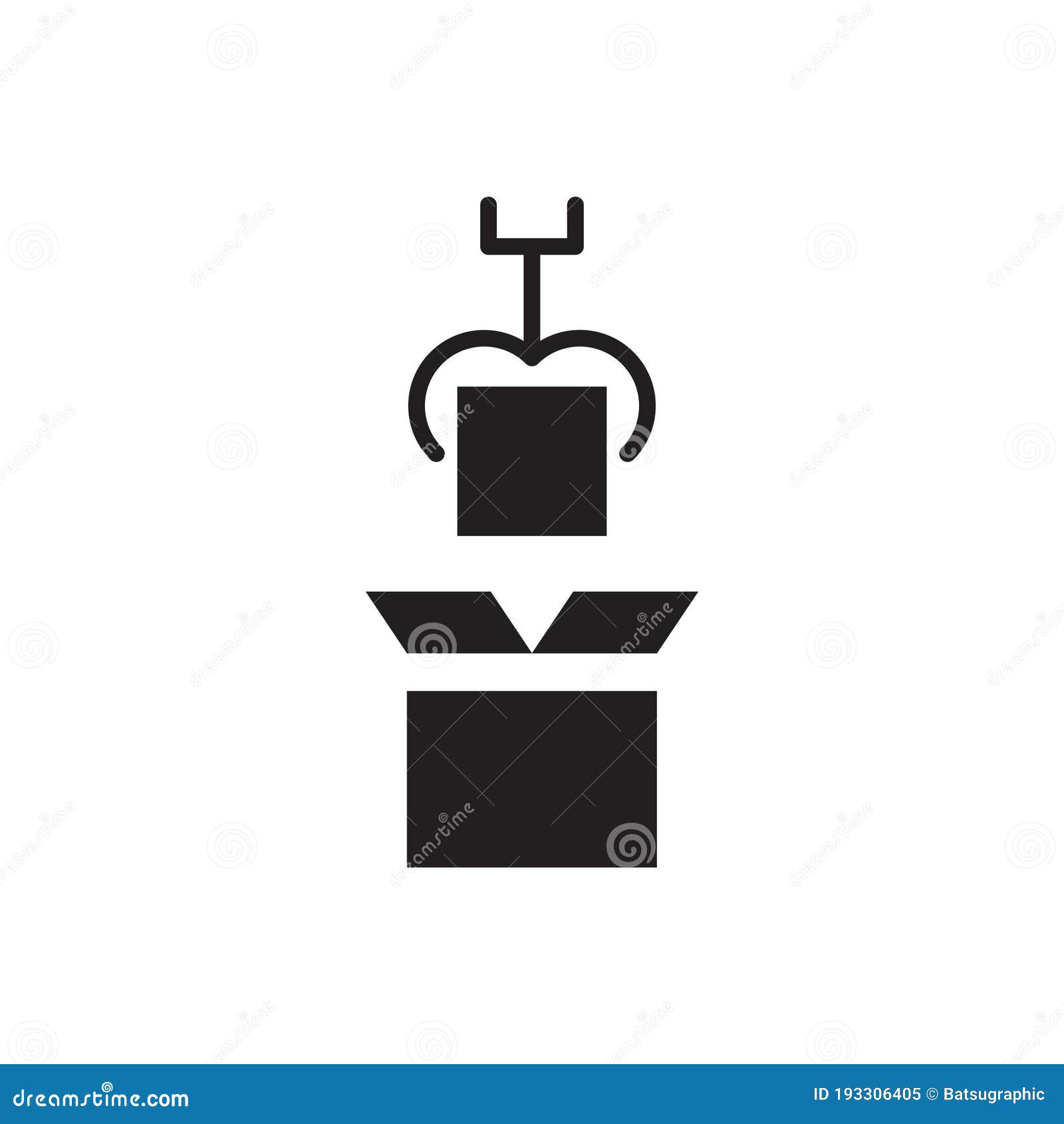 Mass Production Vector Icon Logo Design Stock Vector - Illustration of ...