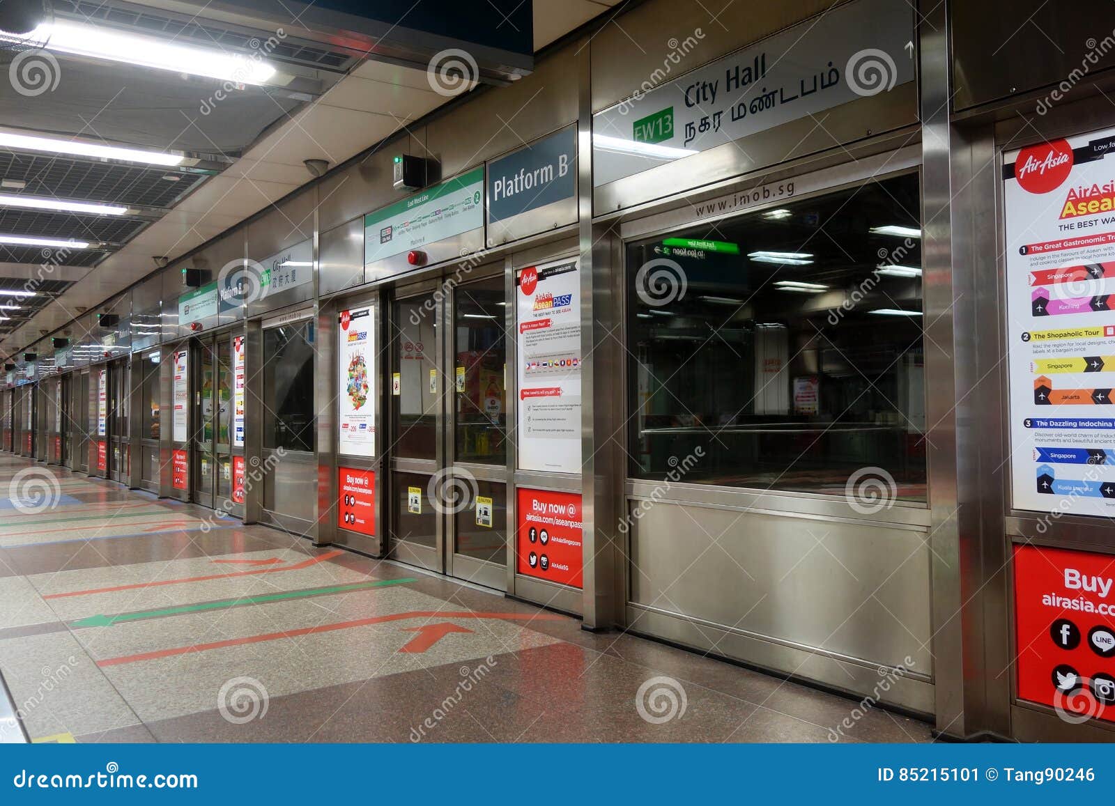 Mass Rapid Transit in Singapore. Editorial Photo - Image of commute ...