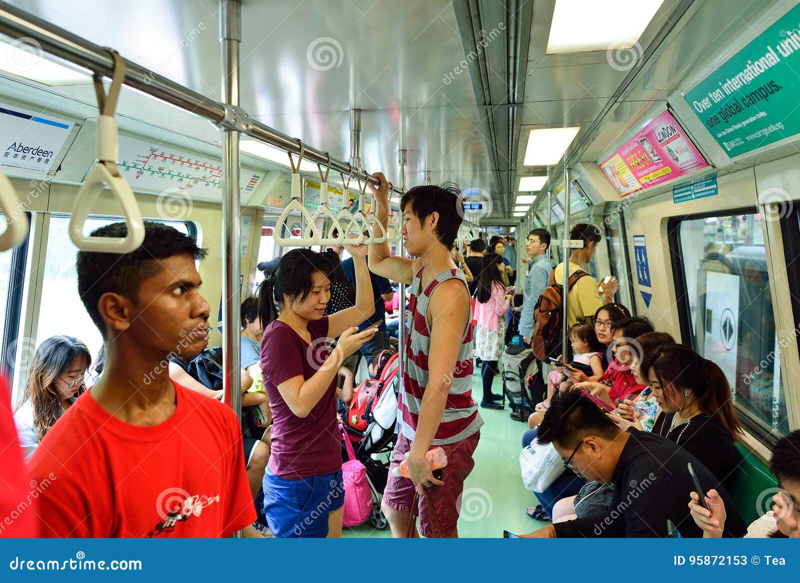 The Mass Rapid Transit editorial stock photo. Image of color - 95872153