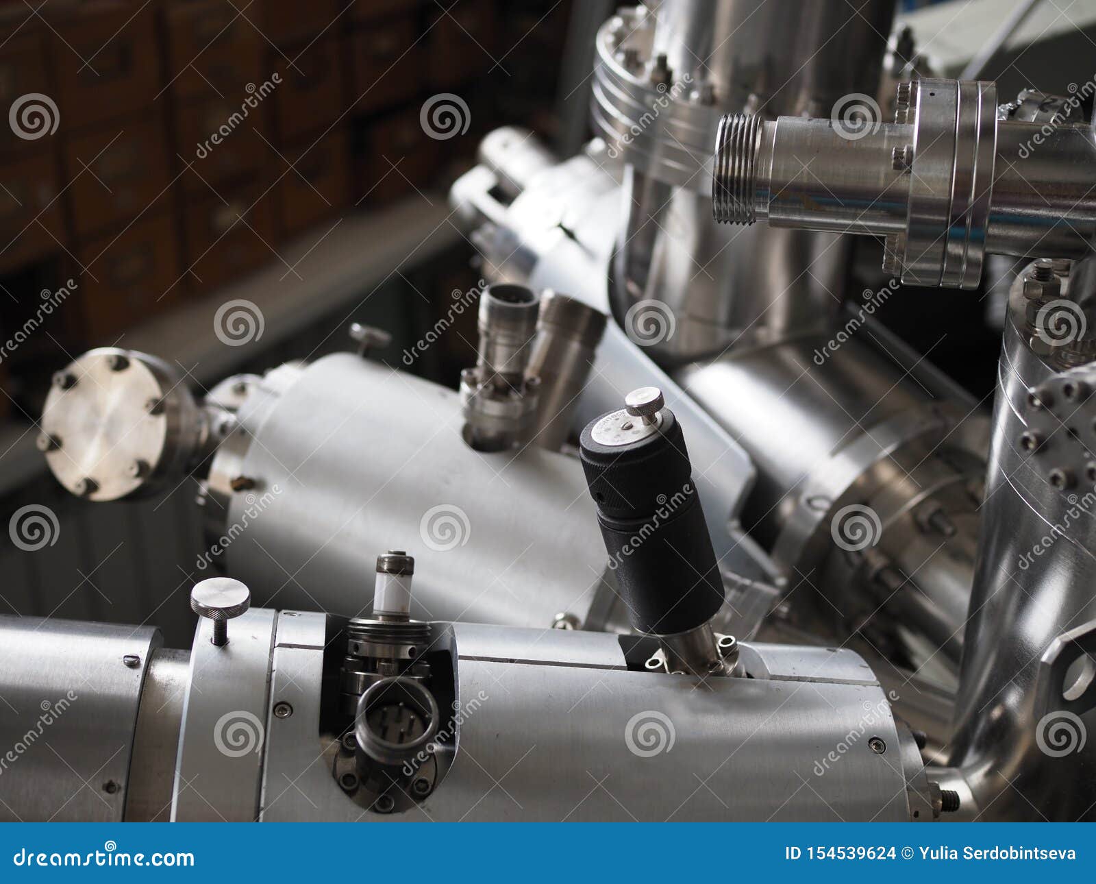 Mass Spectrometer in a Laboratory Close-up Stock Photo - Image of ...