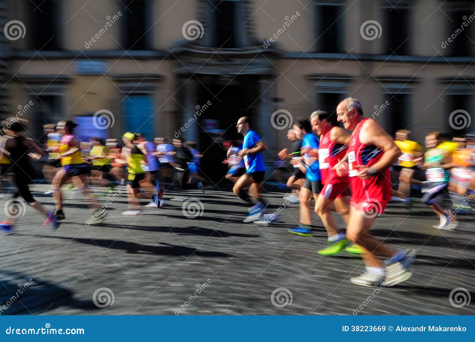 Mass sports race. editorial stock image. Image of health - 38223669