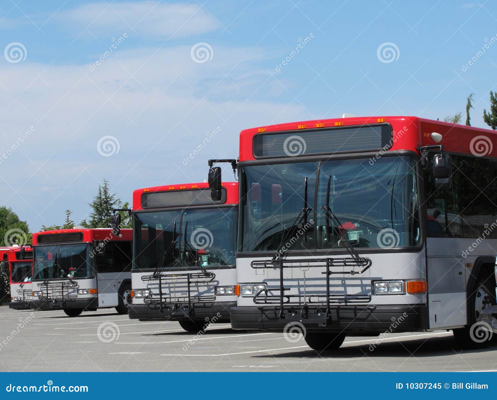 Mass Transit City Buses Parked Stock Image - Image of buses, high: 10307245