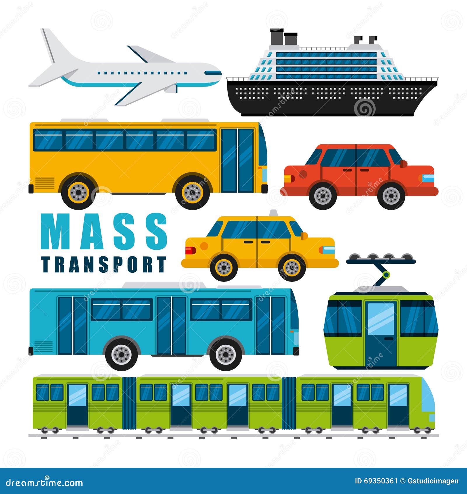 Mass transport design stock illustration. Illustration of commercial ...