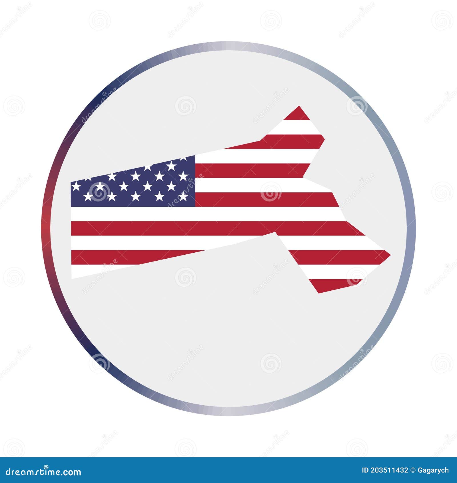 Massachusetts icon. stock vector. Illustration of flag - 203511432