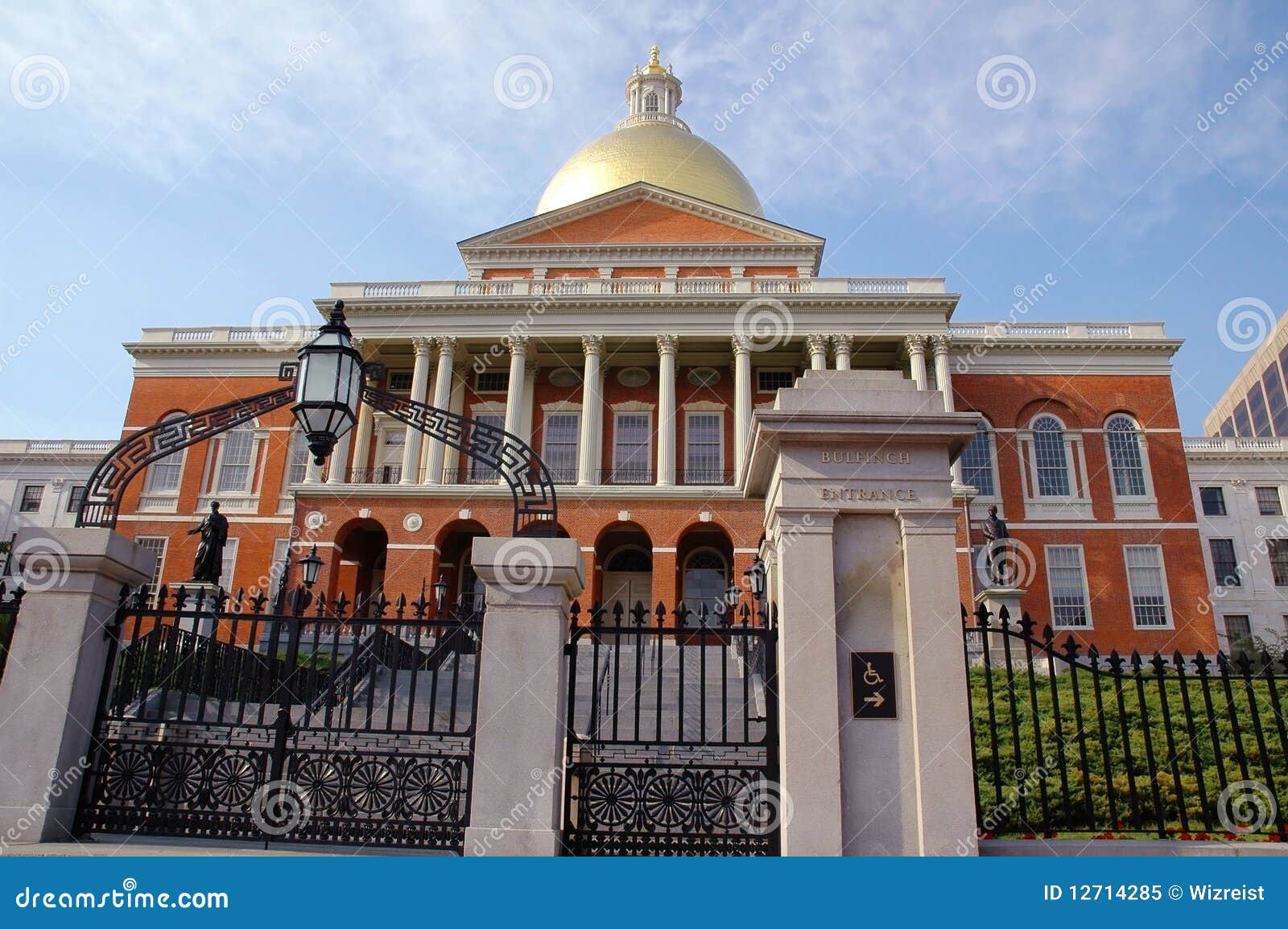 Massachusetts State Capitol Stock Image - Image of legislative, states ...