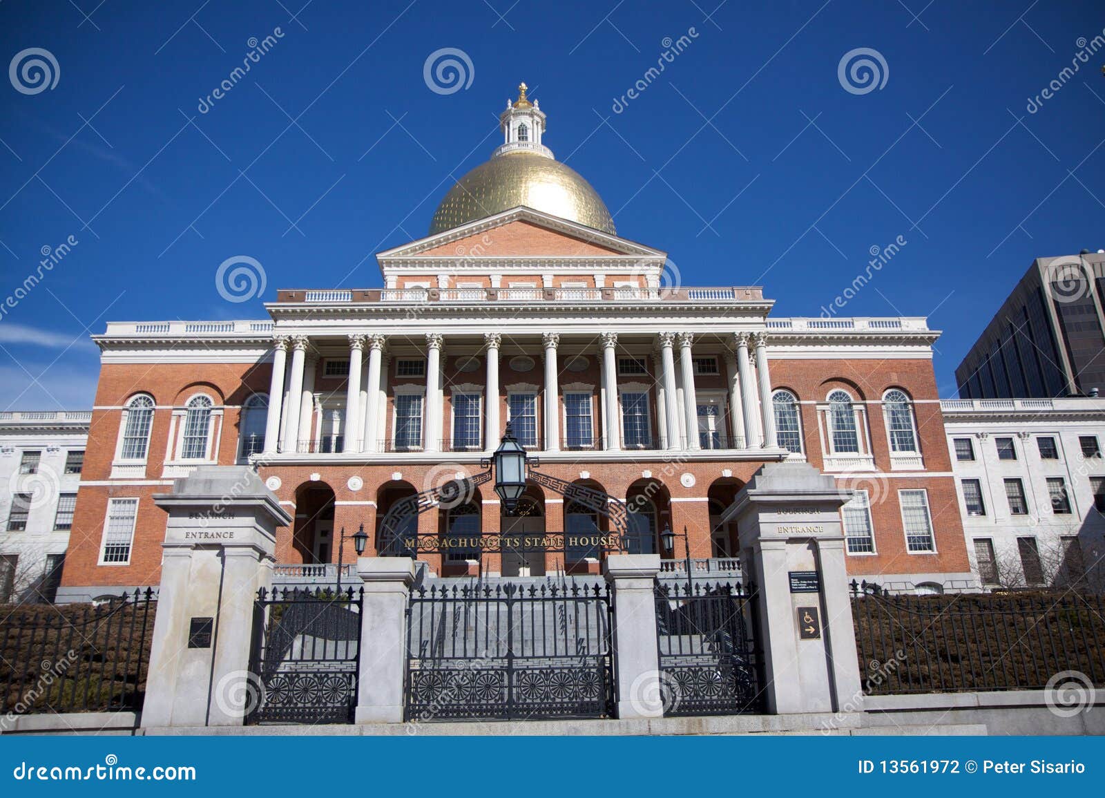 Massachusetts State House stock photo. Image of government - 13561972
